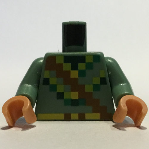LEGO PART 973c25h13pr6427 Torso, Pixelated Minecraft Medium Nougat ...