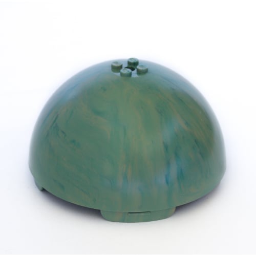 LEGO PART 98107pat0001 Dome Hemisphere 11 x 11 with 2 x 2 Studs on Top ...