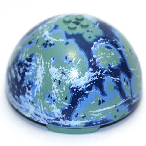 LEGO PART 98107pr0001 Dome Hemisphere 11 x 11 with 2 x 2 Studs on Top ...