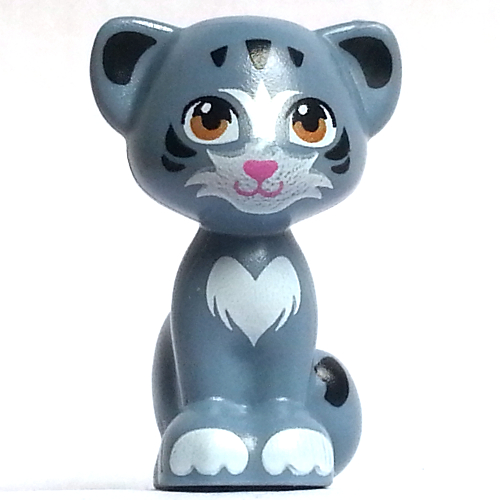 LEGO PART 11602pr0003 Animal, Cat, Sitting with Medium Nougat Eyes ...