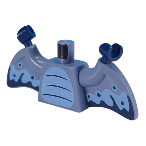 LEGO PART 6954c01pr0001 Torso with Wings and Medium Blue Belly, Wings ...