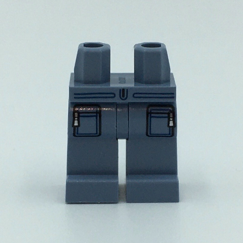 LEGO PART 970c24pr1731 Hips and Sand Blue Legs with Pockets, Belt ...