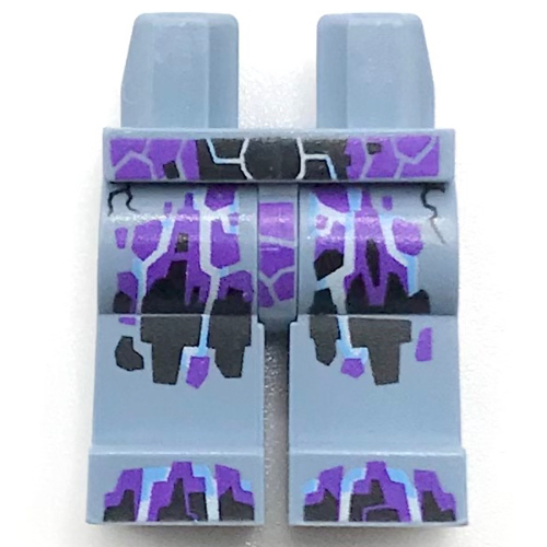 LEGO PART 970c24pr1153 Hips and Sand Blue Legs with Black and Dark ...