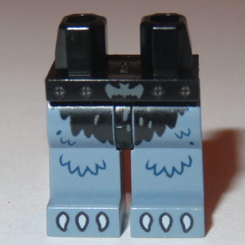 LEGO PART 970c24pr0587 Hips and Sand Blue Legs with Black Loincloth ...