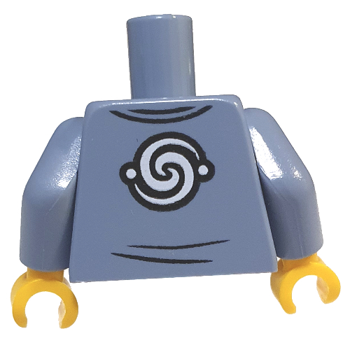 LEGO PART 973c24h01pr4013 Torso Sweater with 'Galidor' Logo Print, Sand ...