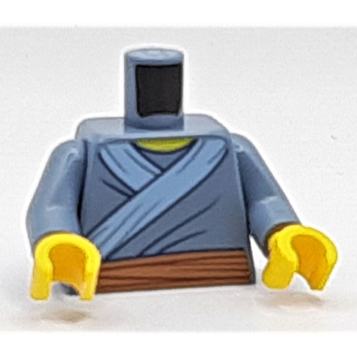 LEGO PART 973c24h01pr5094 Torso Robe, Medium Blue Trim, Medium Nougat ...