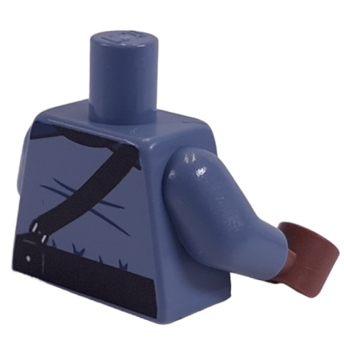 LEGO PART 973c24h69pr6795 Torso, Police/Guard Uniform, Black Straps ...