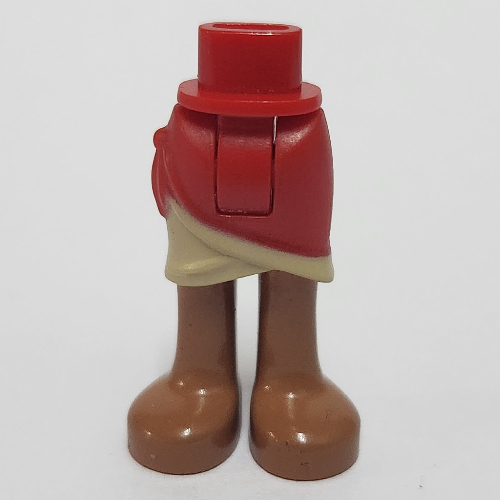 LEGO PART 11407c01pr0104 Minidoll Hips and Wrap Skirt with Tan Layer ...