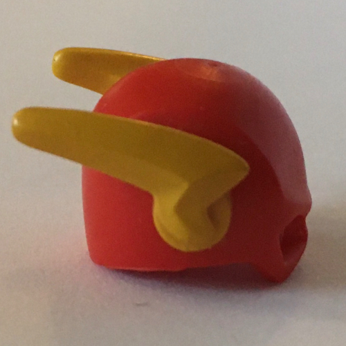 LEGO PART 15554pr0001 Mask with Lightning Bolt Wings, Yellow Print (The ...