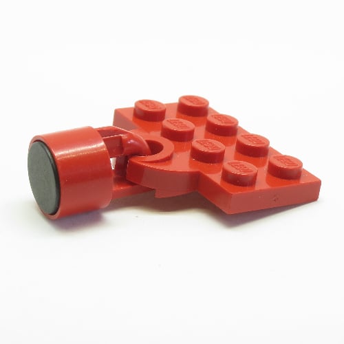 LEGO PART 160ac01 Plate Special 2 x 4 with Train Coupler Open with ...