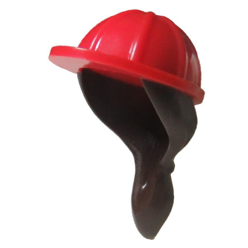 LEGO PART 16178pat0001 Hair and Helmet, Construction / Hard Hat ...