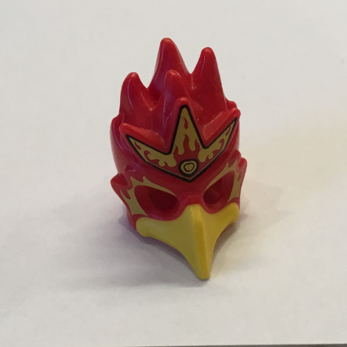 LEGO PART 16656pr0003 Mask Bird (Phoenix) with Yellow Beak and ...