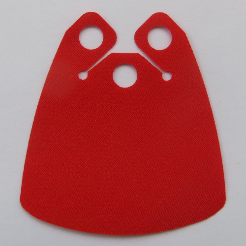LEGO PART 19949 Neckwear Cape, Curved Bottom, 3 Top Holes | Rebrickable ...