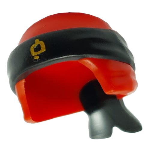 LEGO PART 24496pat0001pr0005 Head Wrap with Headband and Knot, Black ...