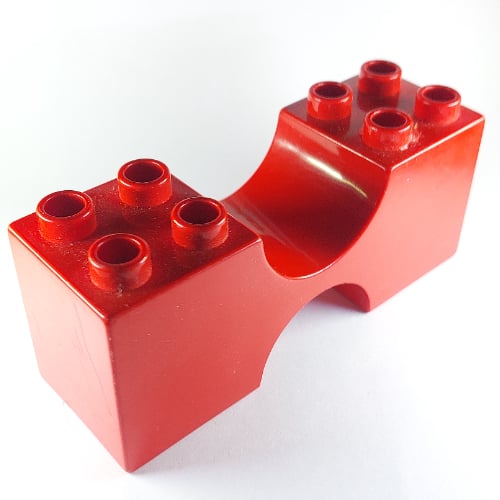 LEGO PART 250 Duplo Brick 2 x 6 x 2 Double Concave | Rebrickable ...