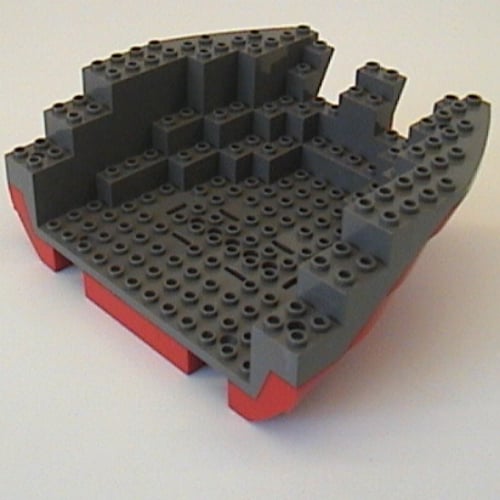 LEGO PART 2559c04 Boat Hull Section, Large Stern 14 x 16 x 5 1/3 with ...