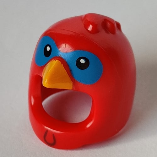 LEGO PART 25971pr0004 Costume / Mask, Bird with Blue Eyes and Orange ...