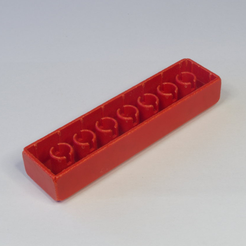 LEGO PART 3007mib Minitalia Brick 2 x 8 with Bottom Tubes | Rebrickable ...