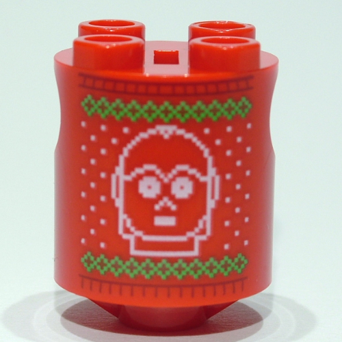 LEGO PART 30361cpr9999 Brick Round 2 x 2 x 2 Robot Body, Axle Holder ...