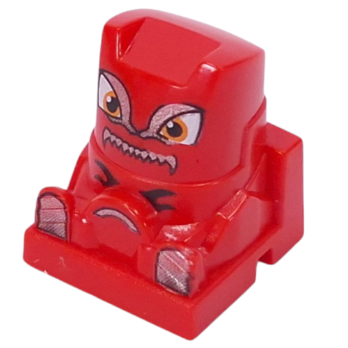 LEGO PART 30598pr0003 Racer Driver Head, Brick Special 2 x 2 Round ...