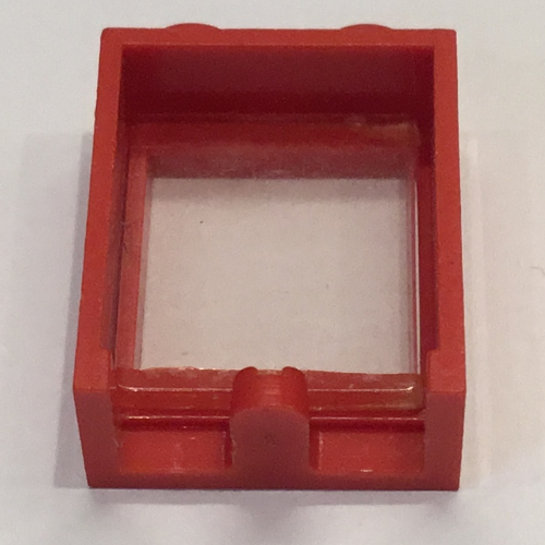 LEGO PART 3081c01 Window 1 x 2 x 2 Classic, Short Lip [with Glass ...