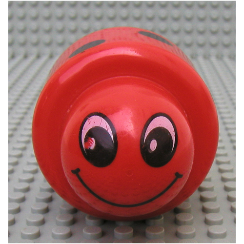 LEGO PART 31005pr0001 Primo Brick 1 x 1 with Round Rattle, Ladybug ...