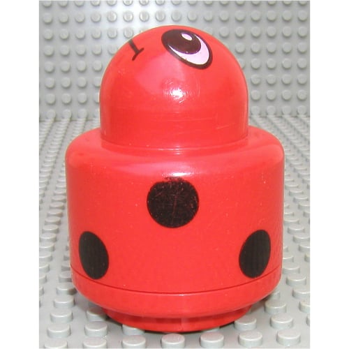 LEGO PART 31005pr0001 Primo Brick 1 x 1 with Round Rattle, Ladybug ...