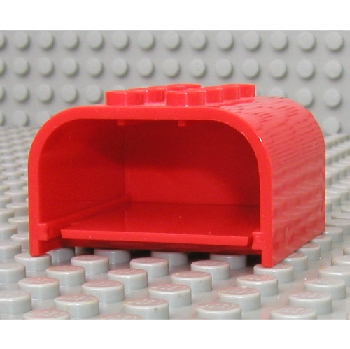 LEGO PART 33325 Mailbox, Curved 4 x 4 | Rebrickable - Build with LEGO