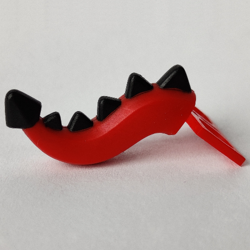 LEGO PART 35756pr0001 Minifig Hipwear Tail Dragon with Black Scales and ...