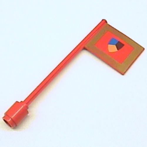 LEGO PART 3596pr0005 Flag on Flagpole, Straight with Knight's ...