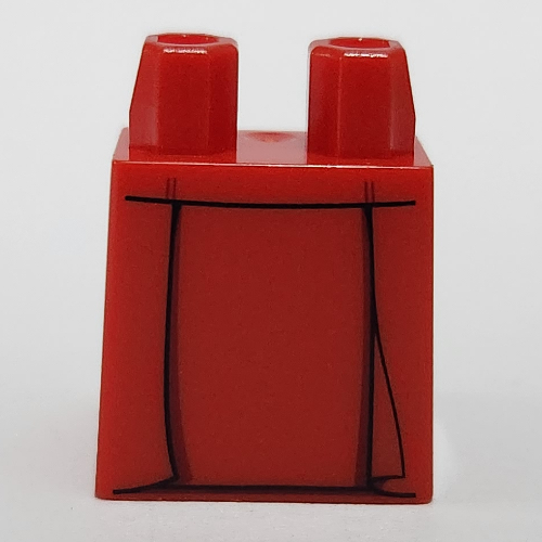 LEGO PART 36036pr0006 Hips and Legs Under Dress/Robe Red Robe (Snoke ...