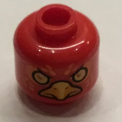 LEGO PART 3626cpr1432 Minifig Head Flinx, Phoenix with Orange Eye ...