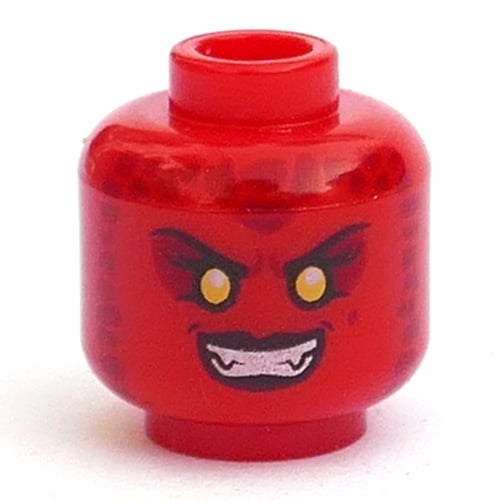 LEGO PART 3626cpr1797 Minifig Head Lavaria, Dual Sided, Eyebrows ...