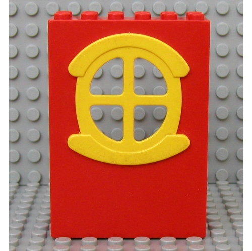 LEGO PART 3979c02 Fabuland, Building, 2 x 6 x 7 with Window, Round Type ...