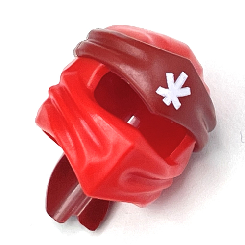 LEGO PART 40925pat0001pr0002 Wrap with Long Back Knot, Dark Red Band ...