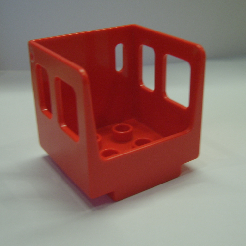 LEGO PART 4544 Duplo Train Steam Engine Cabin, Small Front Windows ...