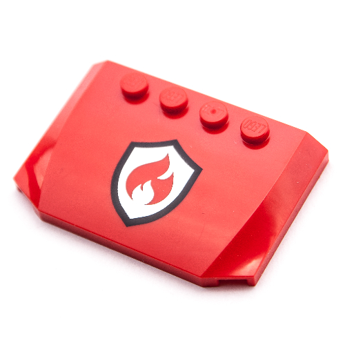 LEGO PART 52031pr0005 Slope Curved 4 x 6 x 2/3 Triple Curved with 4 ...