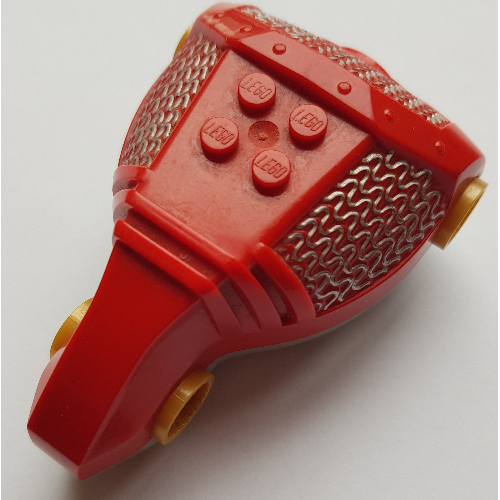 LEGO PART 54182c02pr0001 Large Figure Torso with Adric, Sir Print (Red ...