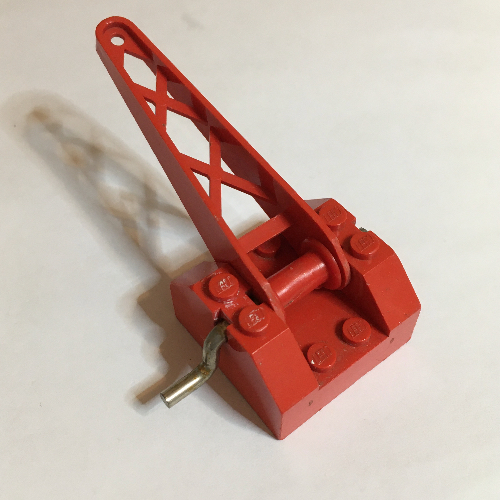 LEGO PART 559c02 Winch 4 x 4 x 2 with Sloped Top with Red Drum ...