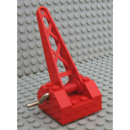 LEGO PART 559c02 Winch 4 x 4 x 2 with Sloped Top with Red Drum ...