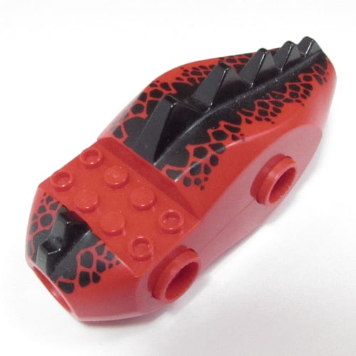 LEGO PART 59224pat0004 Creature Body Part, Dragon Torso with Black ...
