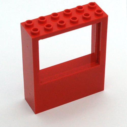 LEGO PART 6236 Window 2 x 6 x 6 Freestyle | Rebrickable - Build with LEGO