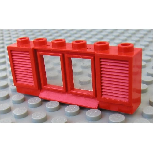 LEGO PART 646bc01 Window 1 x 6 x 2 with Shutters [Old Style Extended ...