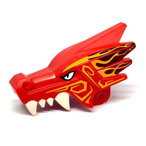 LEGO PART 65428pr0001 Creature Body Part, Dragon Head Upper Jaw with ...