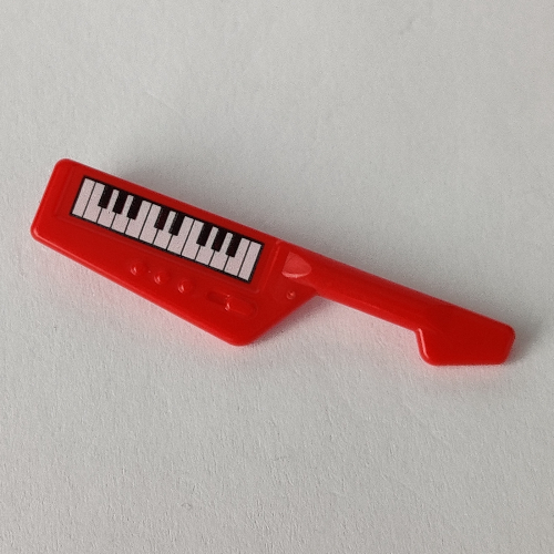 LEGO PART 66944pr0001 Musical Instrument Keytar with Piano Keys, Black ...