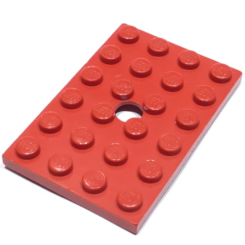 LEGO PART 709 Plate Special 4 x 6 with Hole | Rebrickable - Build with LEGO