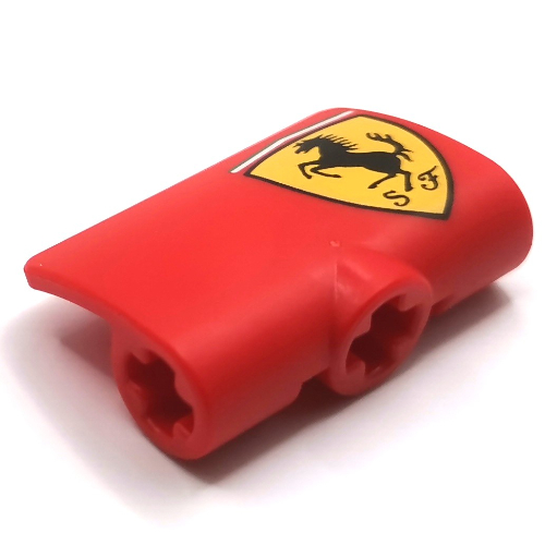 LEGO PART 71682pr0007 Technic Panel Fairing 2 x 3 x 1 with Ferrari Logo ...