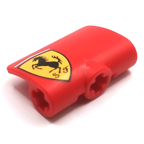 LEGO PART 71682pr0008 Technic Panel Fairing 2 x 3 x 1 with Ferrari Logo ...