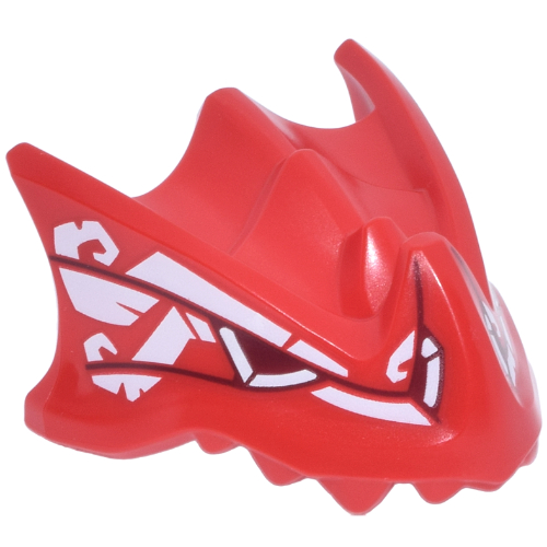 LEGO PART 7243pr0003 Creature Body Part, Dragon Head Upper Jaw with ...