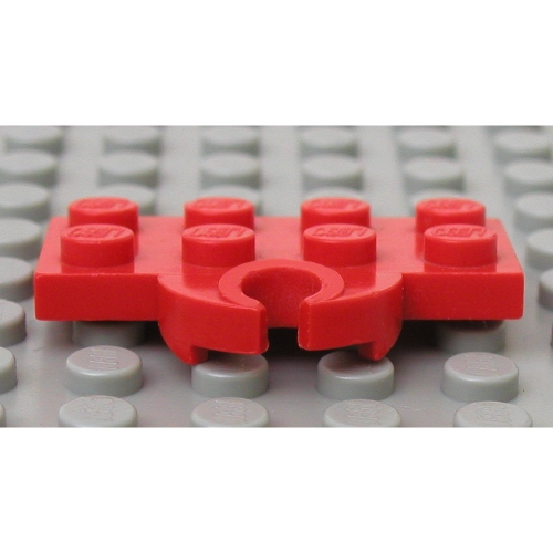 LEGO PART 753 Plate Special 2 x 4 with Train Coupler, Open for Magnet ...